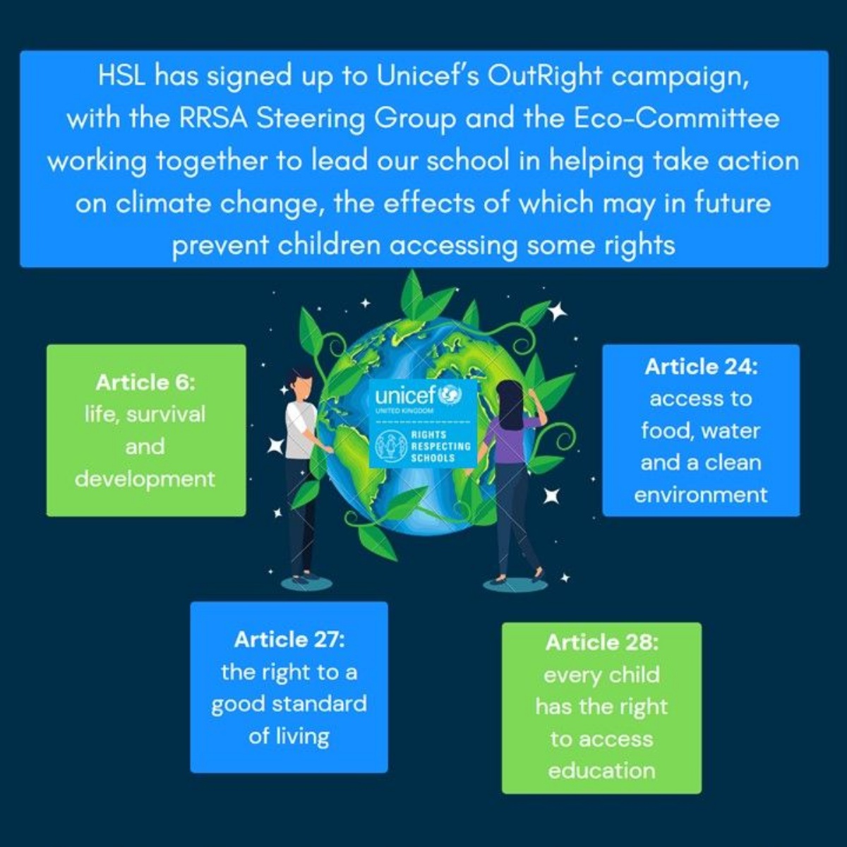 The High School Leckhampton - RRSA article of the month