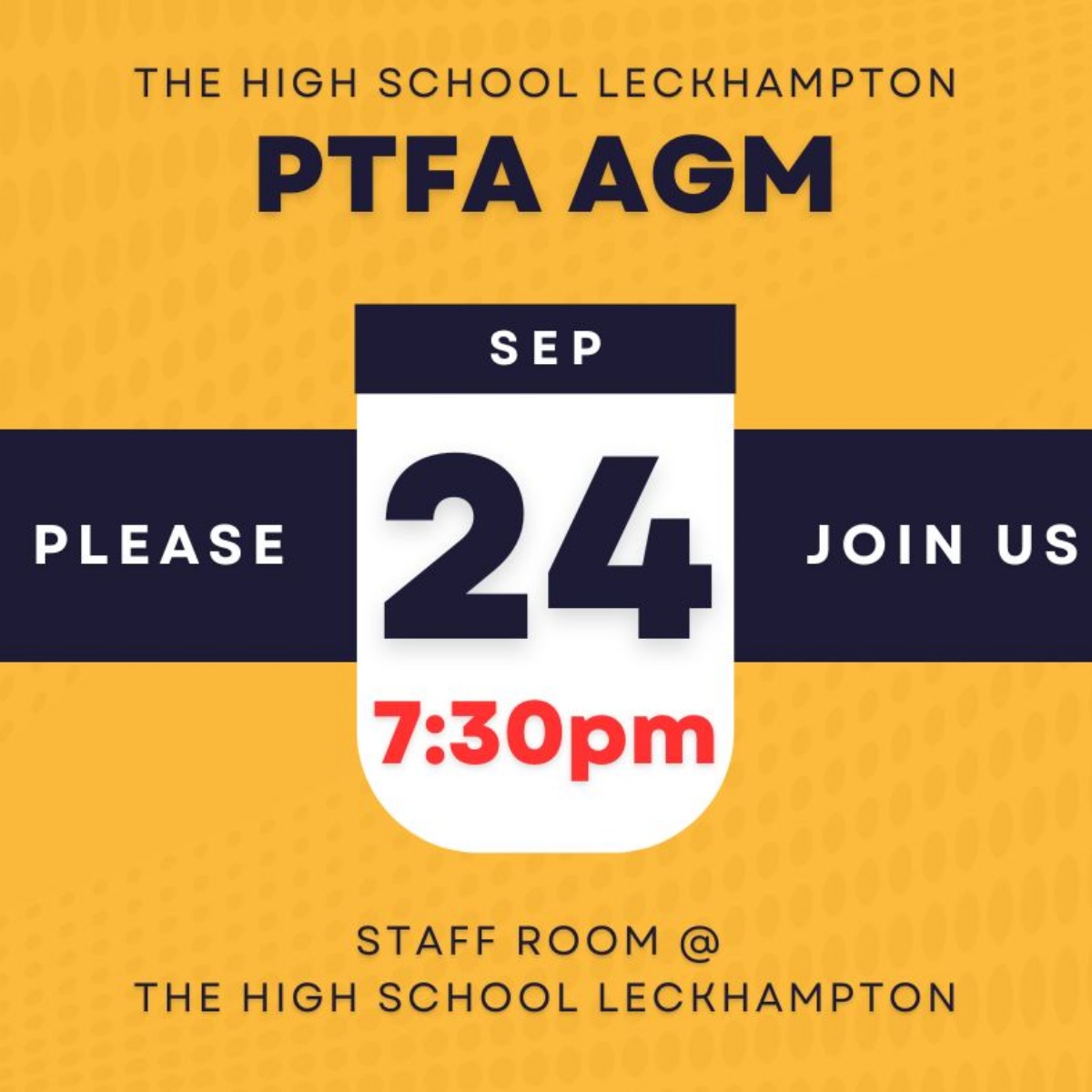 The High School Leckhampton - PTFA AGM