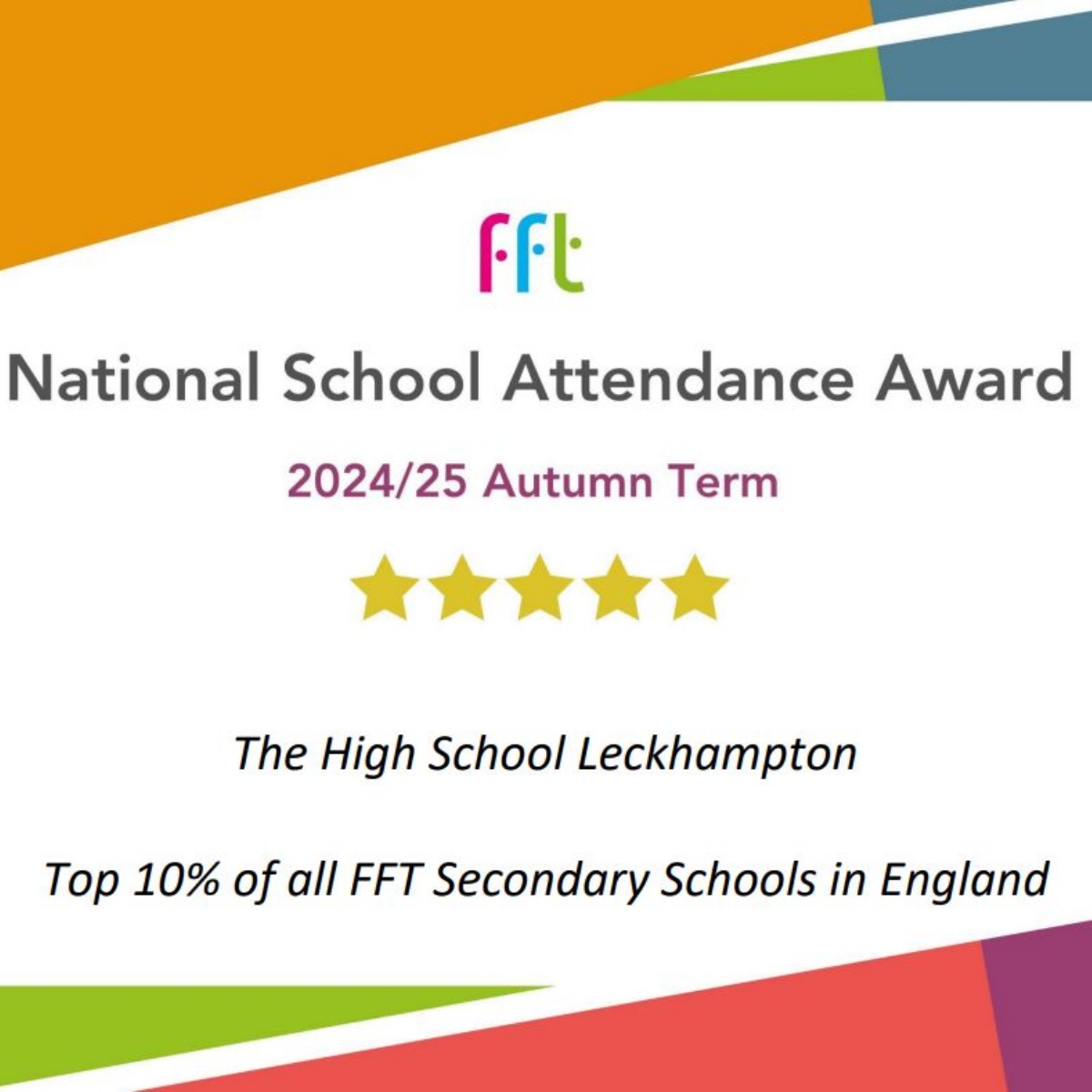 The High School Leckhampton - Excellent Attendance at HSL